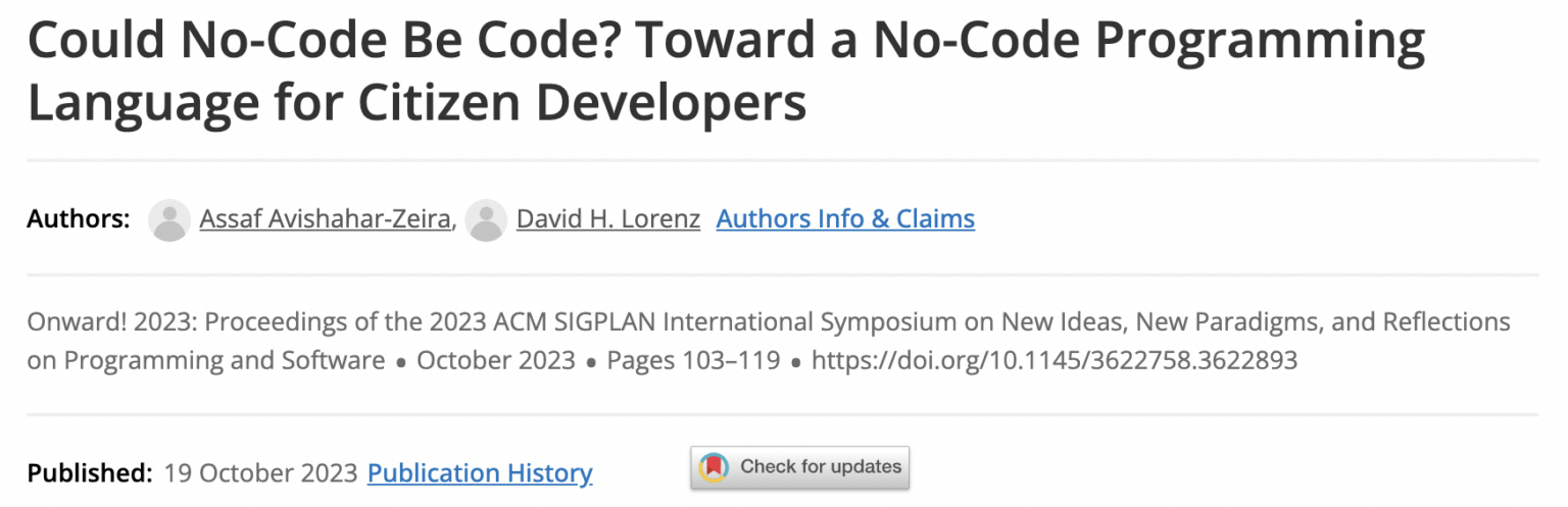 Too Software – No-Code Programming Language